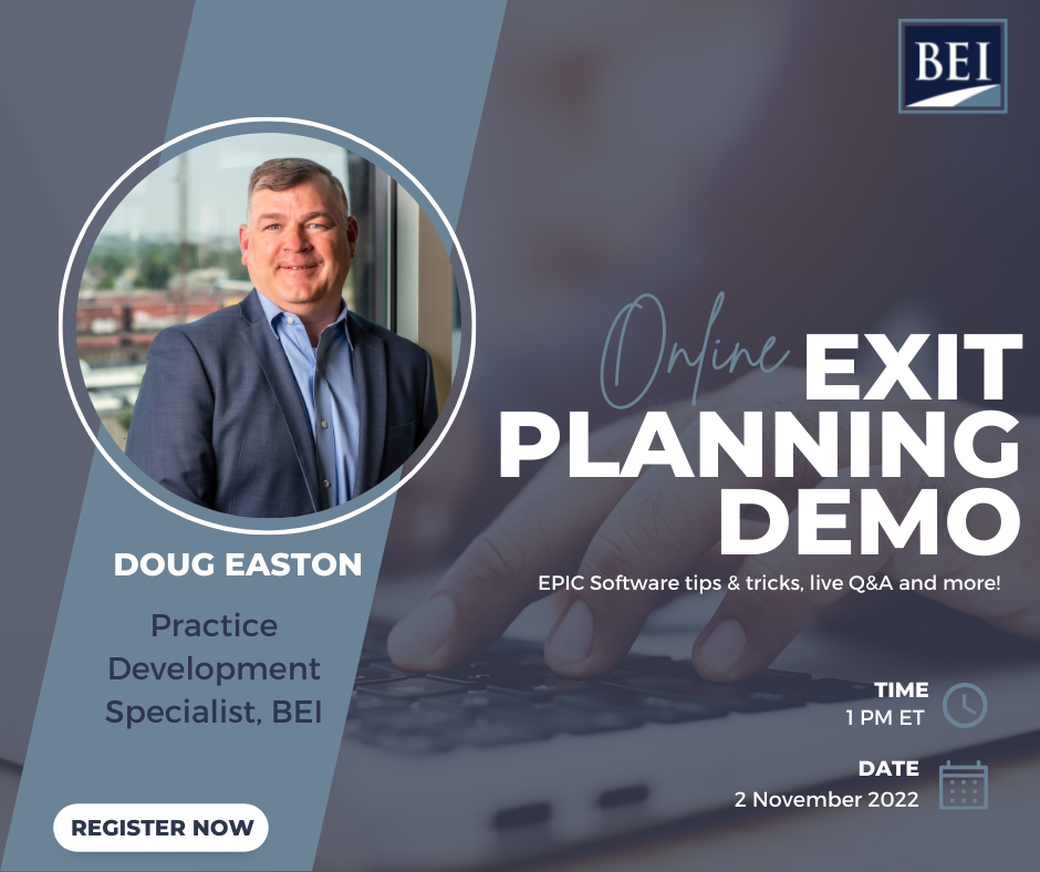 Live Demo: An Advisor’s Guide to Exit Planning